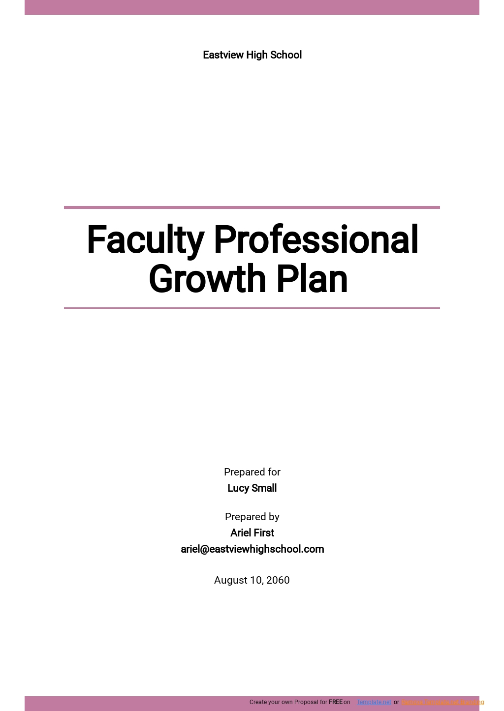 Business Growth Plan Template - Google Docs, Word, Apple Pages ...