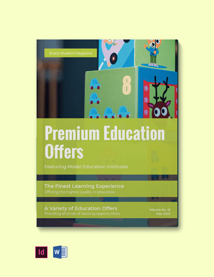 School Course Catalog Template in InDesign, Word | Template.net