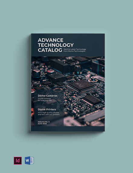 Technology Product Catalog Template in InDesign, Word | Template.net