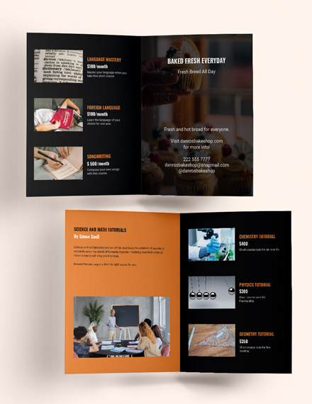 Education School Catalog Template - InDesign, PDF | Template.net