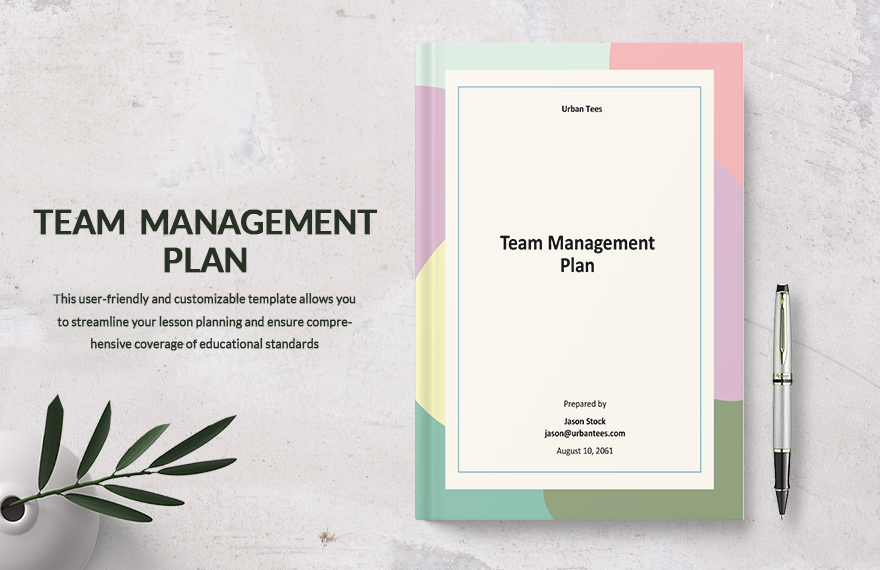 Team Management Plan Template In Word PDF Google Docs Pages Team Management Plan Template In Word PDF Google Docs Pages