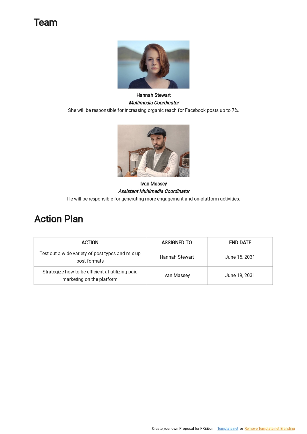 Facebook Content Strategy Plan Template - Google Docs, Word, Apple ...