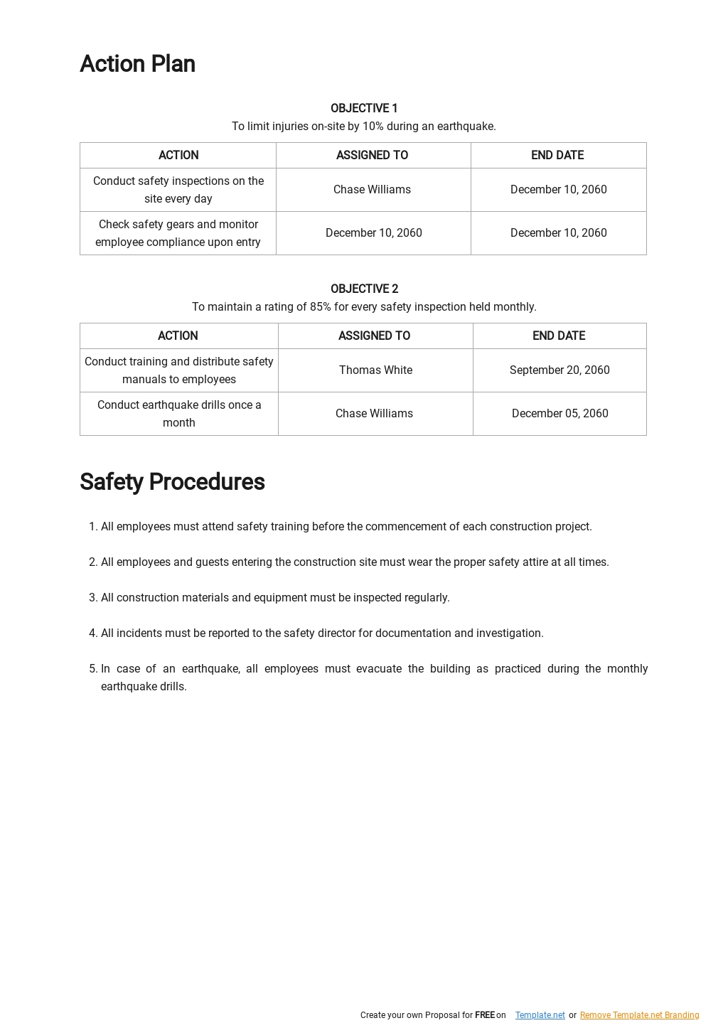 Safety Emergency Action Plan Template In Google Docs Word Template safety-emergency-action-plan-template-in-google-docs-word-template