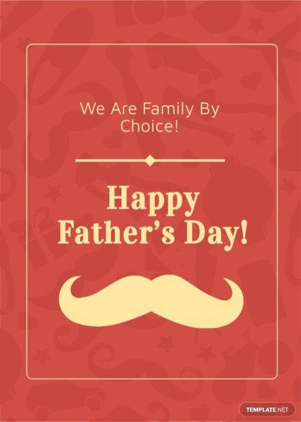 Free Step Dad Father s Day Card Template Template