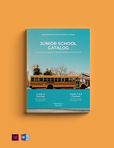 School Supply Catalog Template - Download in Word, InDesign | Template.net