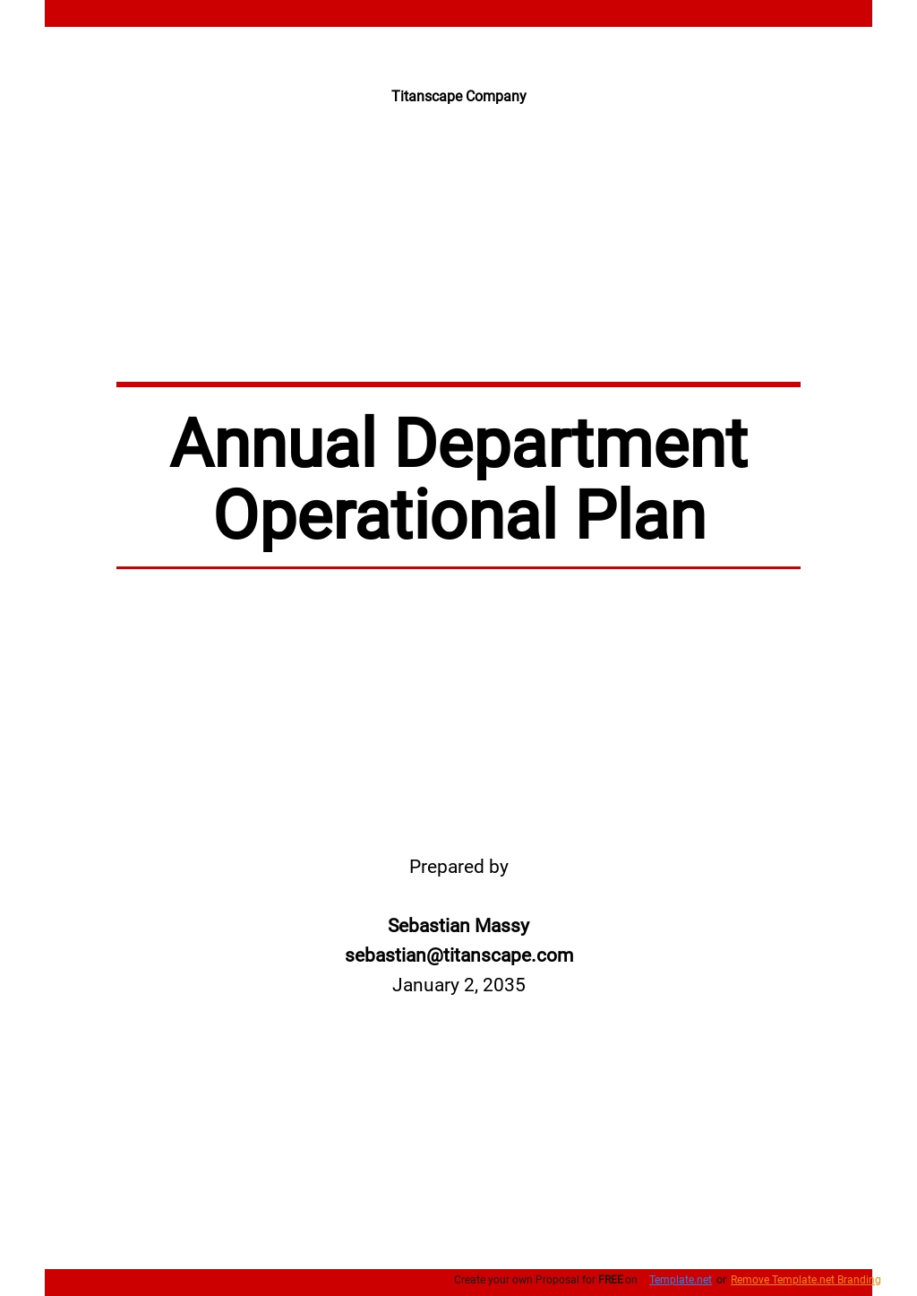 Department Annual Work Plan Template in Google Docs, Word | Template.net
