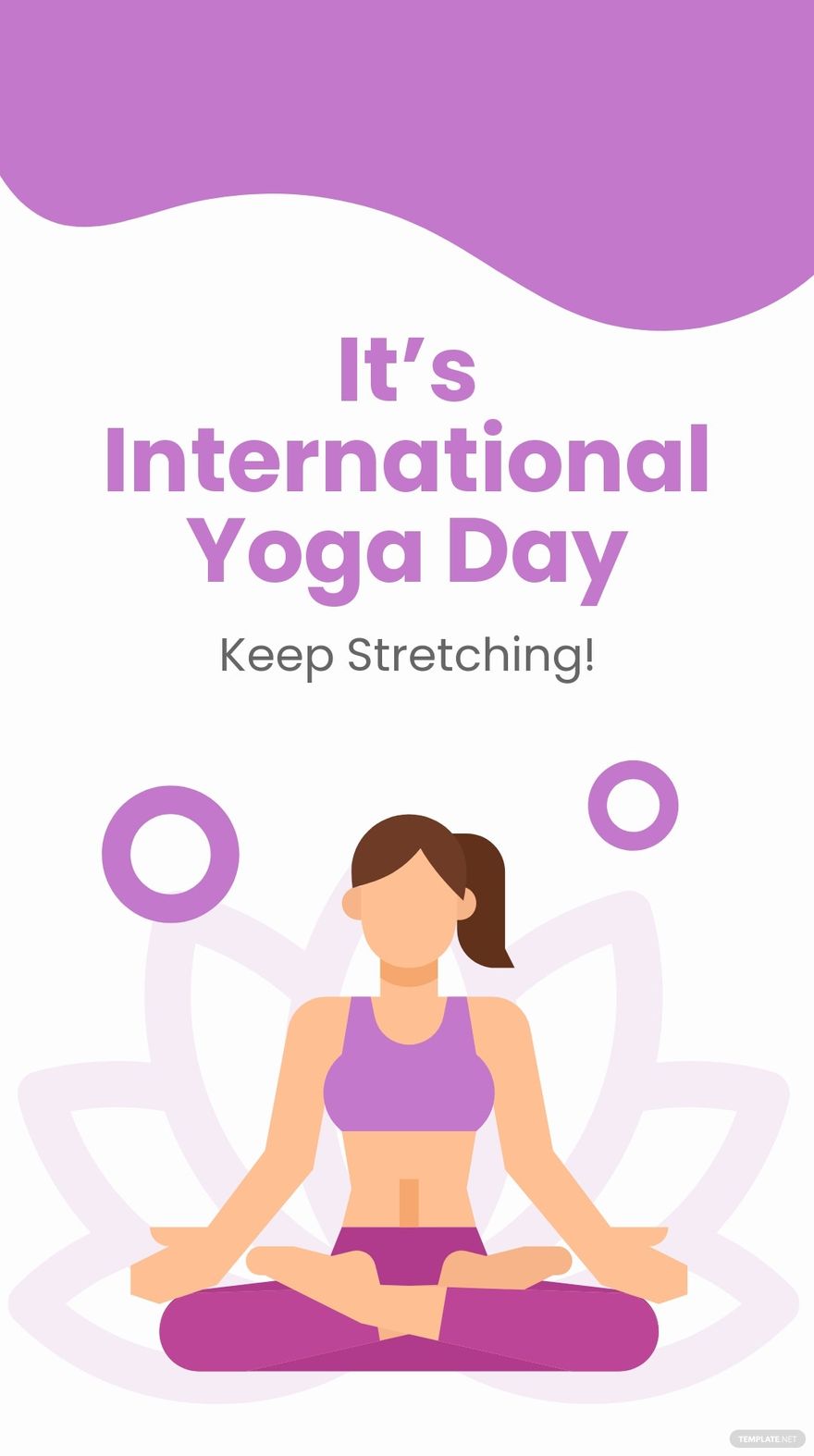 Free International Yoga Day Promo Instagram Story Template Template