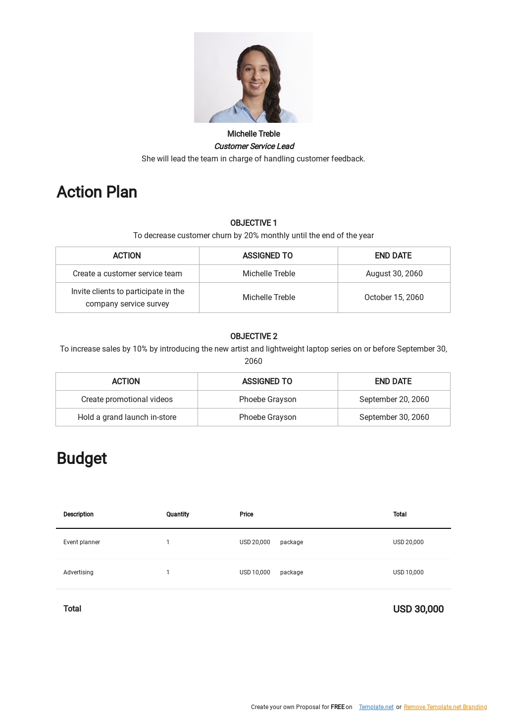 Product Marketing Plan Template [Free PDF] | Template.net