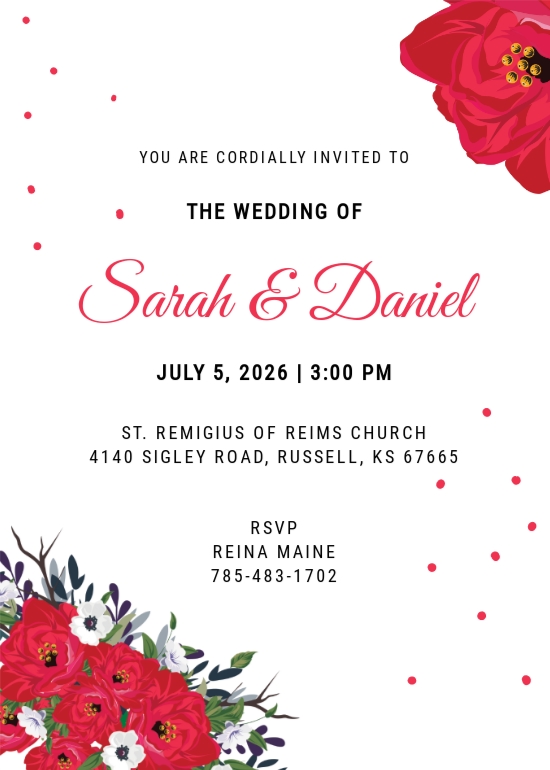 Adobe Illustrator Wedding Invite Templates Roses Youtube