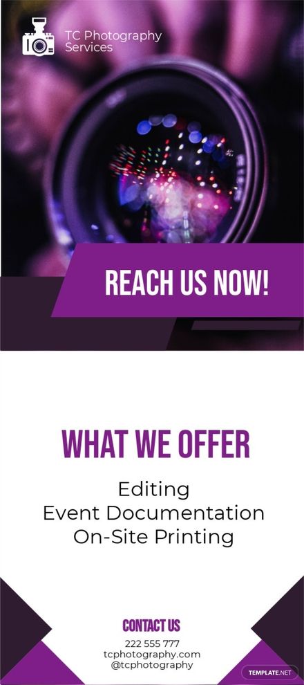 Event Promo Rack Card Template - Google Docs, Word, PDF, Publisher ...