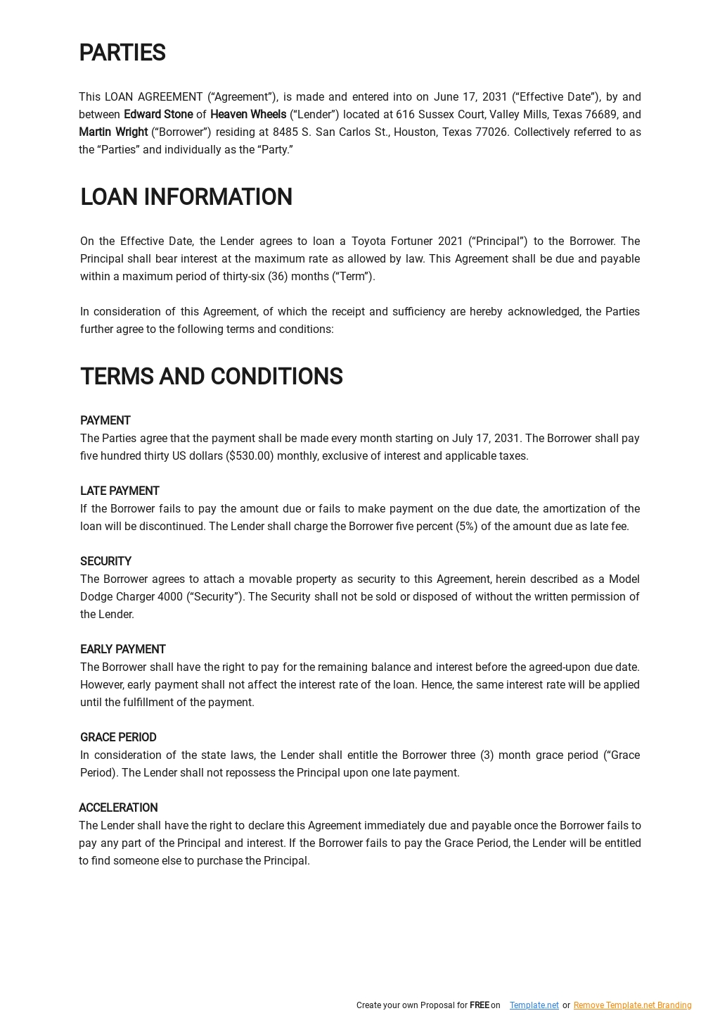 Simple Affiliate Agreement Template