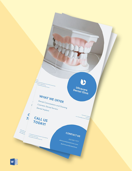 Medical Equipment Rackcard Template - Google Docs, Word, Apple Pages ...