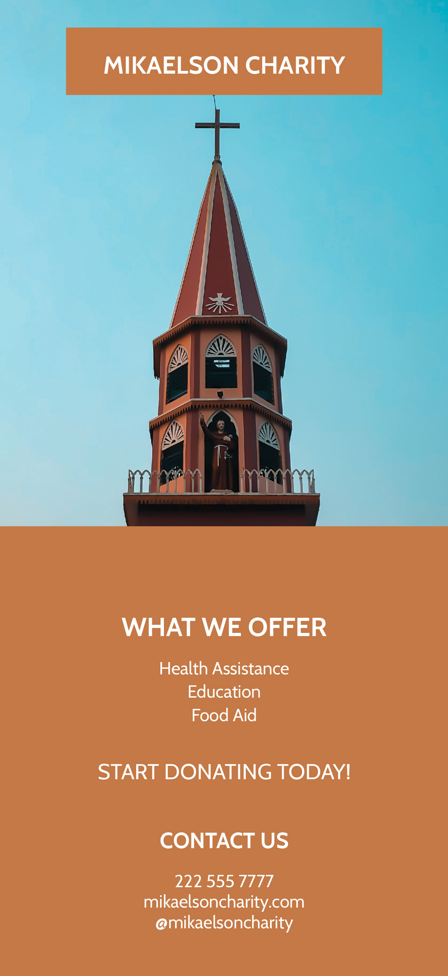 Free Charity Event Rack Card Template - Google Docs, Word, Apple Pages ...