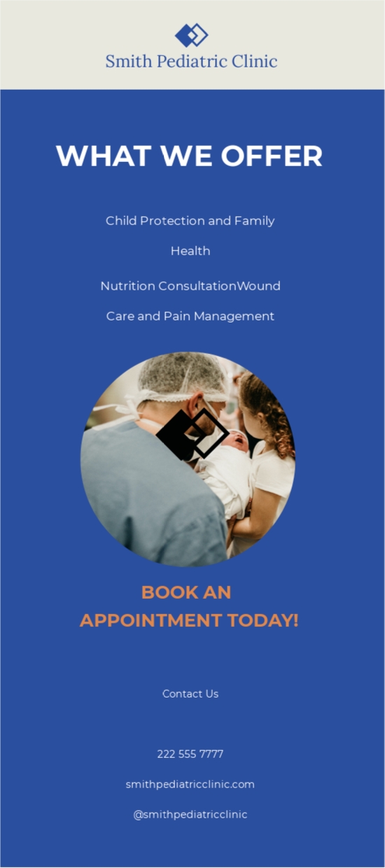 Free Modern Seminar Rack Card Template