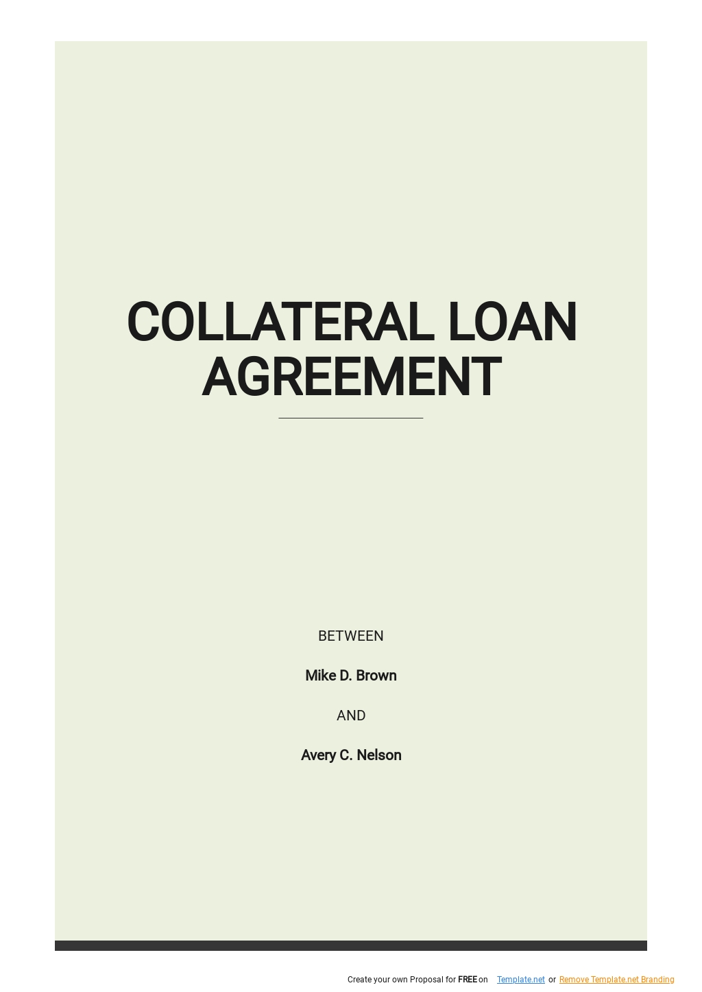 Free Simple Intercompany Loan Agreement Template Google Docs Word 