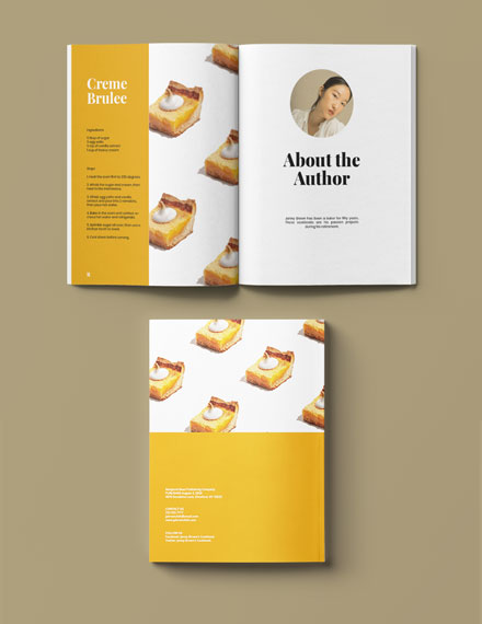 Free Modern Bakery Cookbook Template - InDesign, Word | Template.net