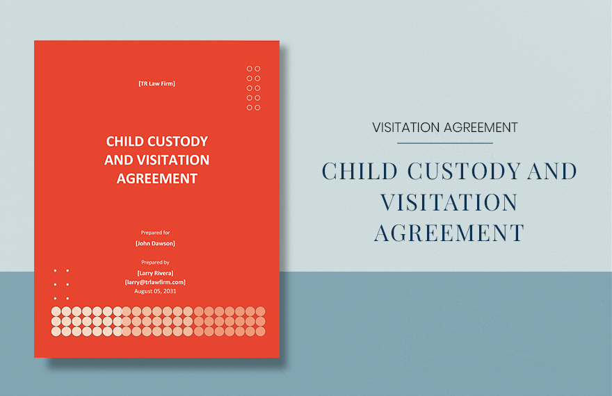 Child Custody Parental Agreement Template Download In Word Google Docs PDF Template