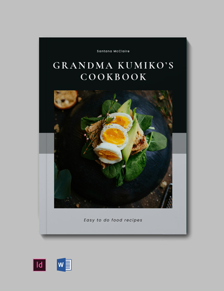 Food Recipe Cookbook Template - InDesign, Word | Template.net