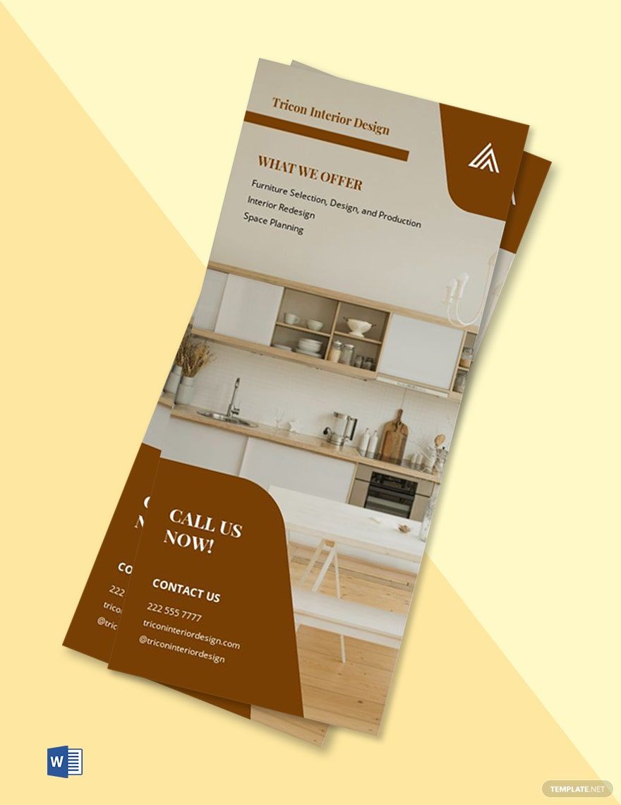 Transport Company Rack Card Template - Illustrator, Word, PSD ...