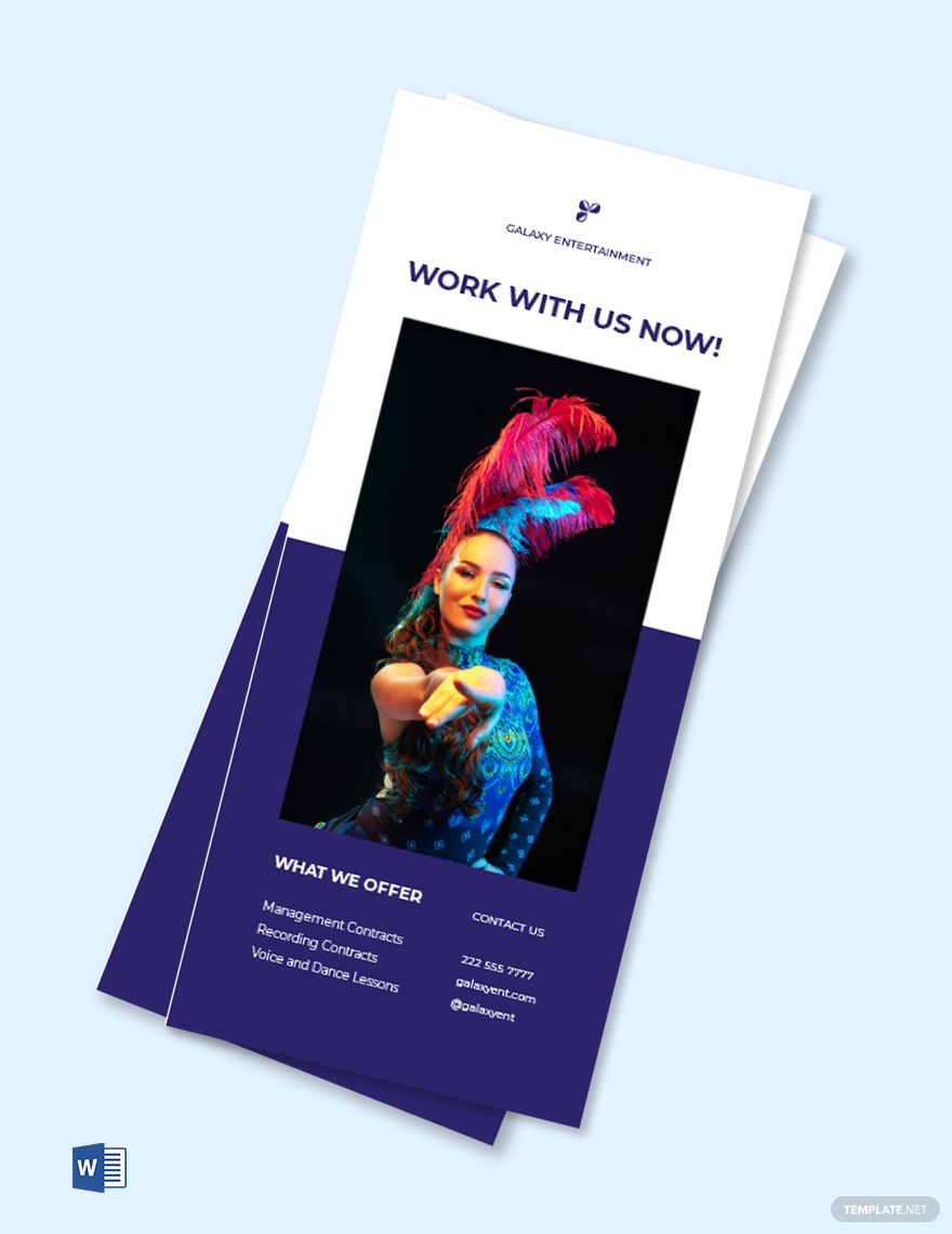 Transport Company Rack Card Template - Illustrator, Word, PSD ...