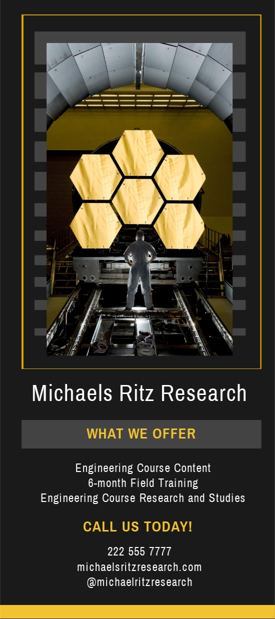 Free Elegant Education Rack Card Template