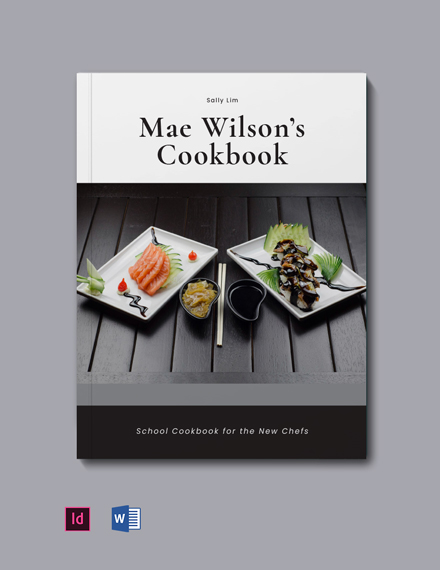 School Cookbook Template - Download in Word, Google Docs, PSD, Apple ...
