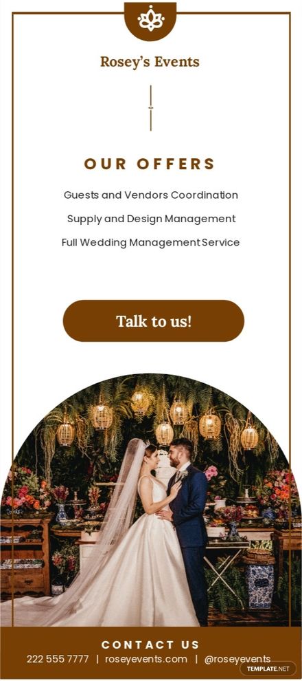 Event Promo Rack Card Template - Google Docs, Word, PDF, Publisher ...