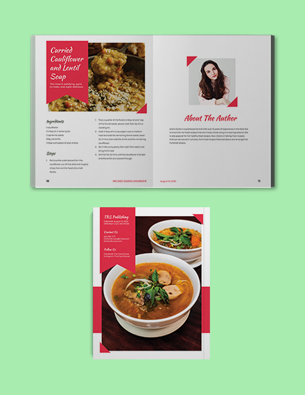 Free Sample School Cookbook Template - InDesign, Word, PDF | Template.net