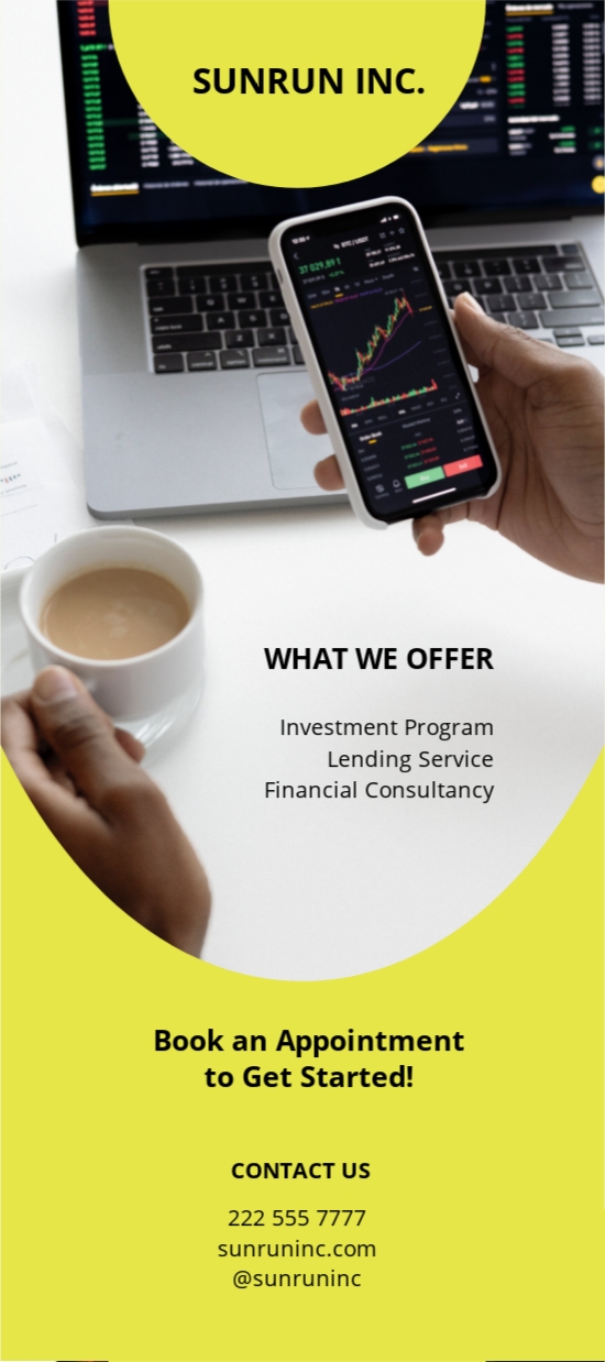 Free Startup Company Rack Card Template - Google Docs, Word, Publisher ...