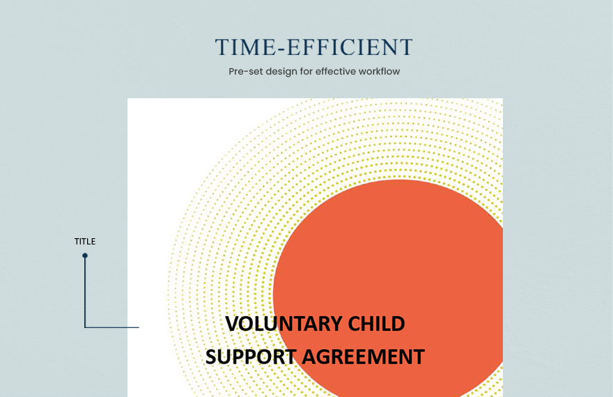 Voluntary Child Support Agreement Template In Word Google Docs Apple Pages Format Download 