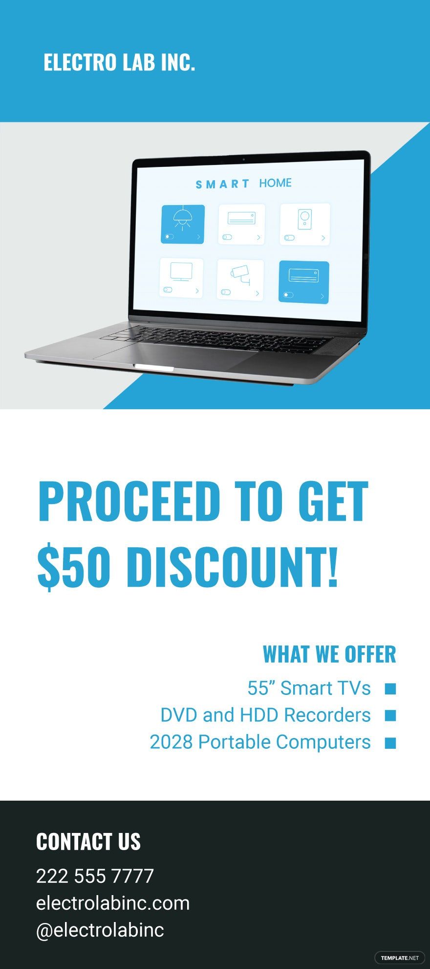 Free Sample Product Sale Rack Card Template - Word | Template.net