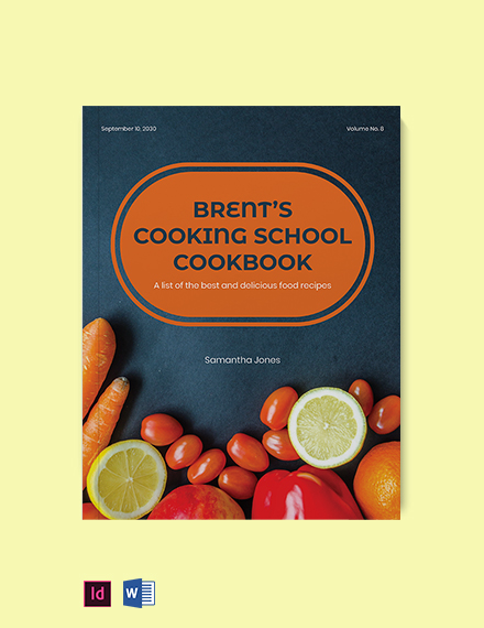 Free Sample School Cookbook Template - InDesign, Word, PDF | Template.net