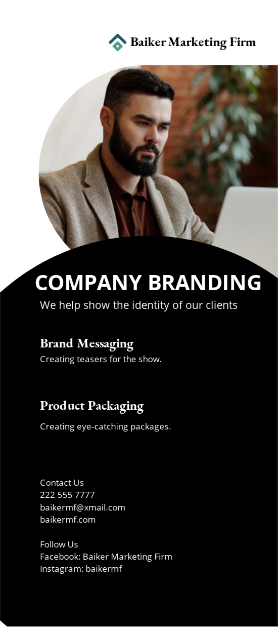 Startup Company DL Card Template - Word | Template.net