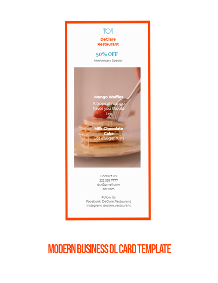 Free Creative Business DL Card Template - Google Docs, Illustrator ...