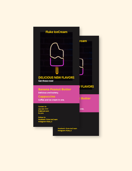 Free Business Technology DL Card Template - Download in Word, Google ...