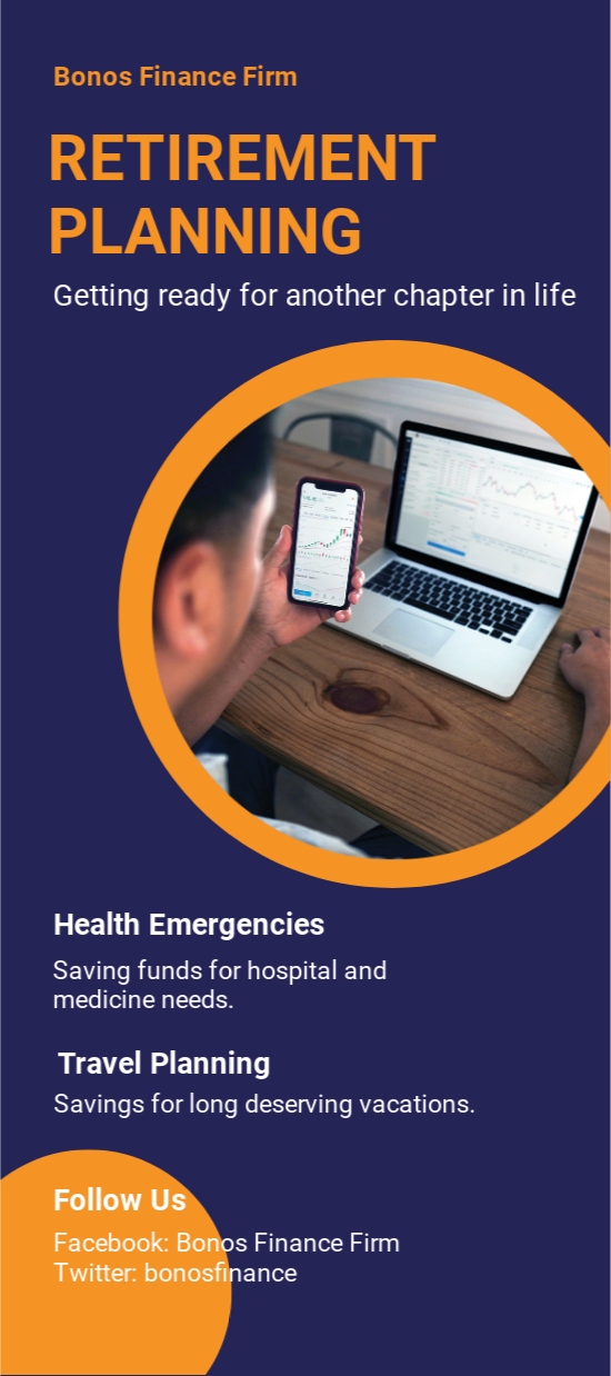 Financial Consultant DL Card Template - Google Docs, Illustrator, Word ...