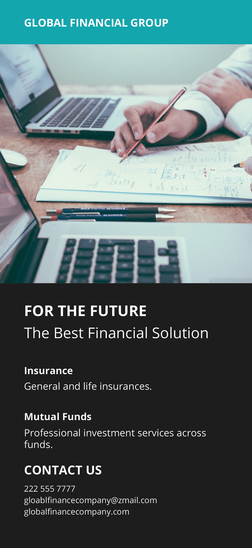 Free Free Financial Support DL Card Template - Google Docs, Illustrator ...