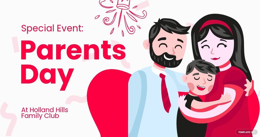 Free Parents Day Event Facebook Post Template Template free-parents-day-event-facebook-post-template-template