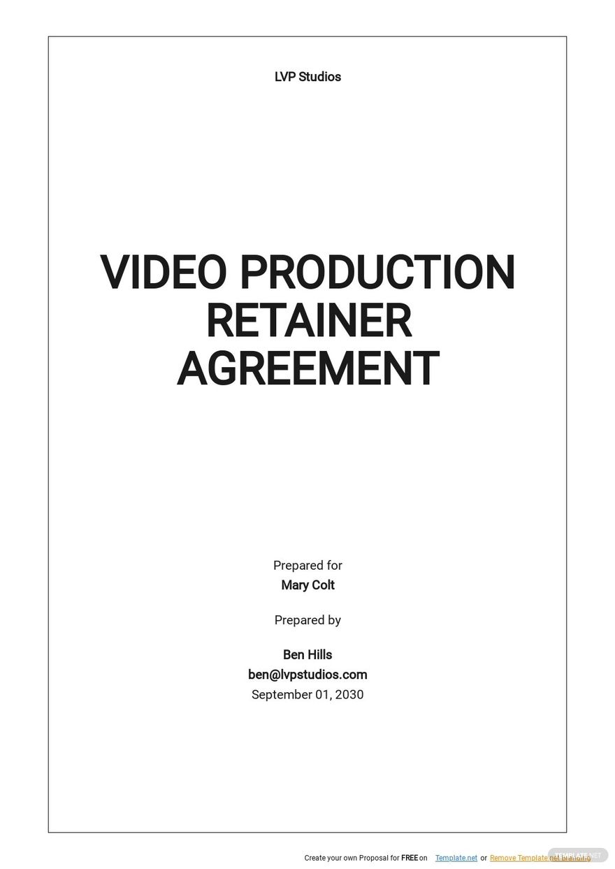 Retainer Agreements In Word Templates Designs Docs Free Downloads 