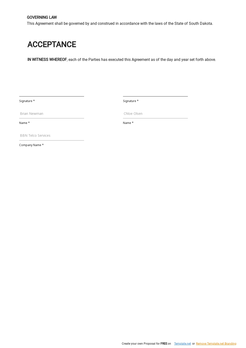 Free Monthly Retainer Agreement Template Google Docs Word Apple 
