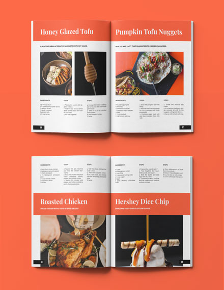 Elegant Chef Cookbook Template - InDesign, Word | Template.net