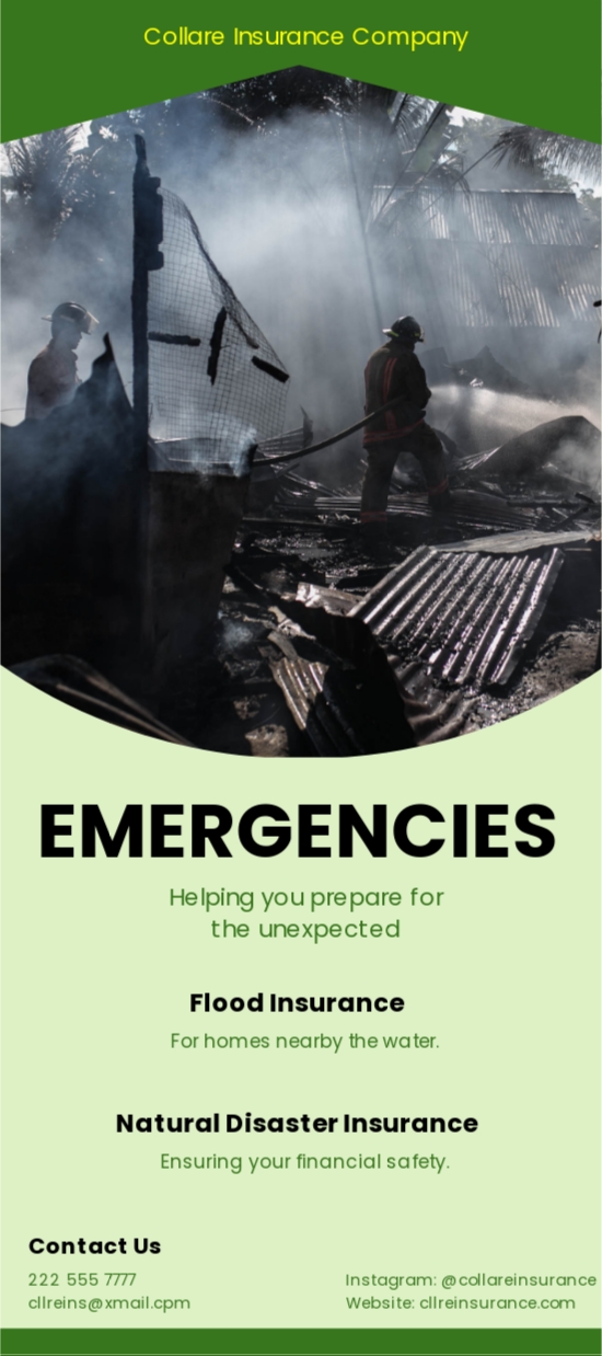 FREE Property Insurance DL Card Template - Word | Template.net