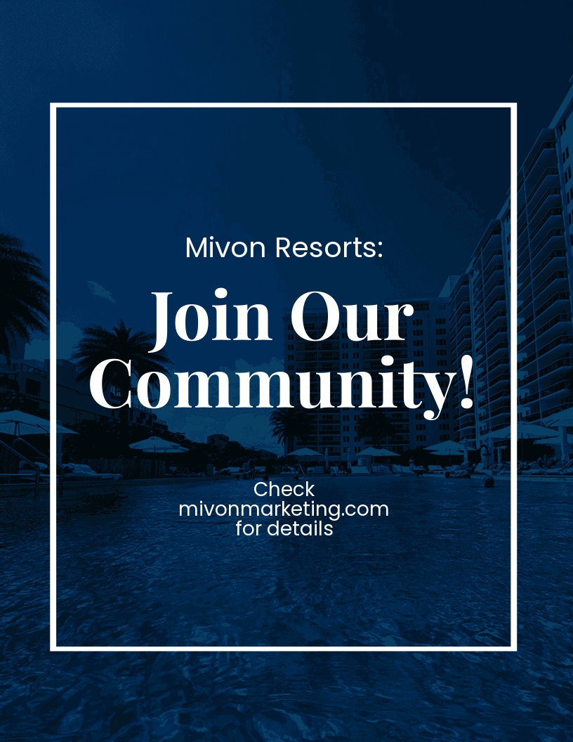 Summer Resort Flyer Template - Download in Word, Google Docs ...