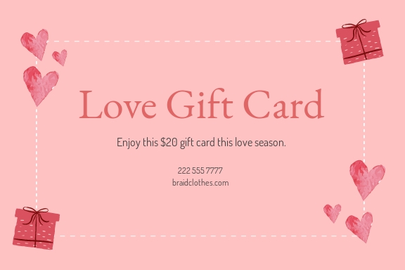 Free Simple Love Card Template - Google Docs, Word, Apple Pages ...
