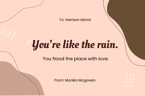 Free Simple Love Card Template - Google Docs, Word, Apple Pages ...
