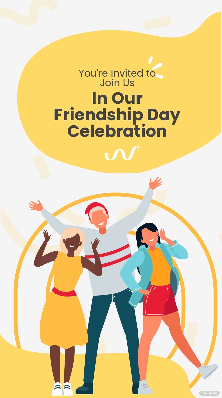 Friendship Day Celebration Flyer Template - Google Docs, Word, Apple ...