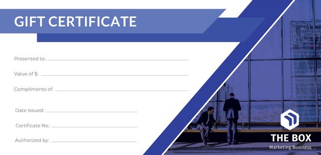 Free Business Gift Certificate Template | Free Templates