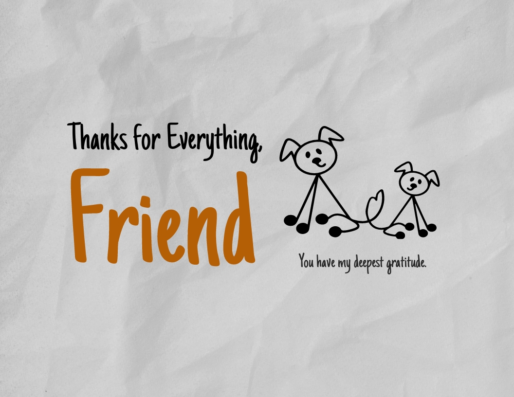 Double Sided Thank You Card Template Google Docs Illustrator Word 