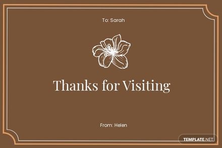 FREE Double Sided Card Template Download In Word Google Docs PDF 