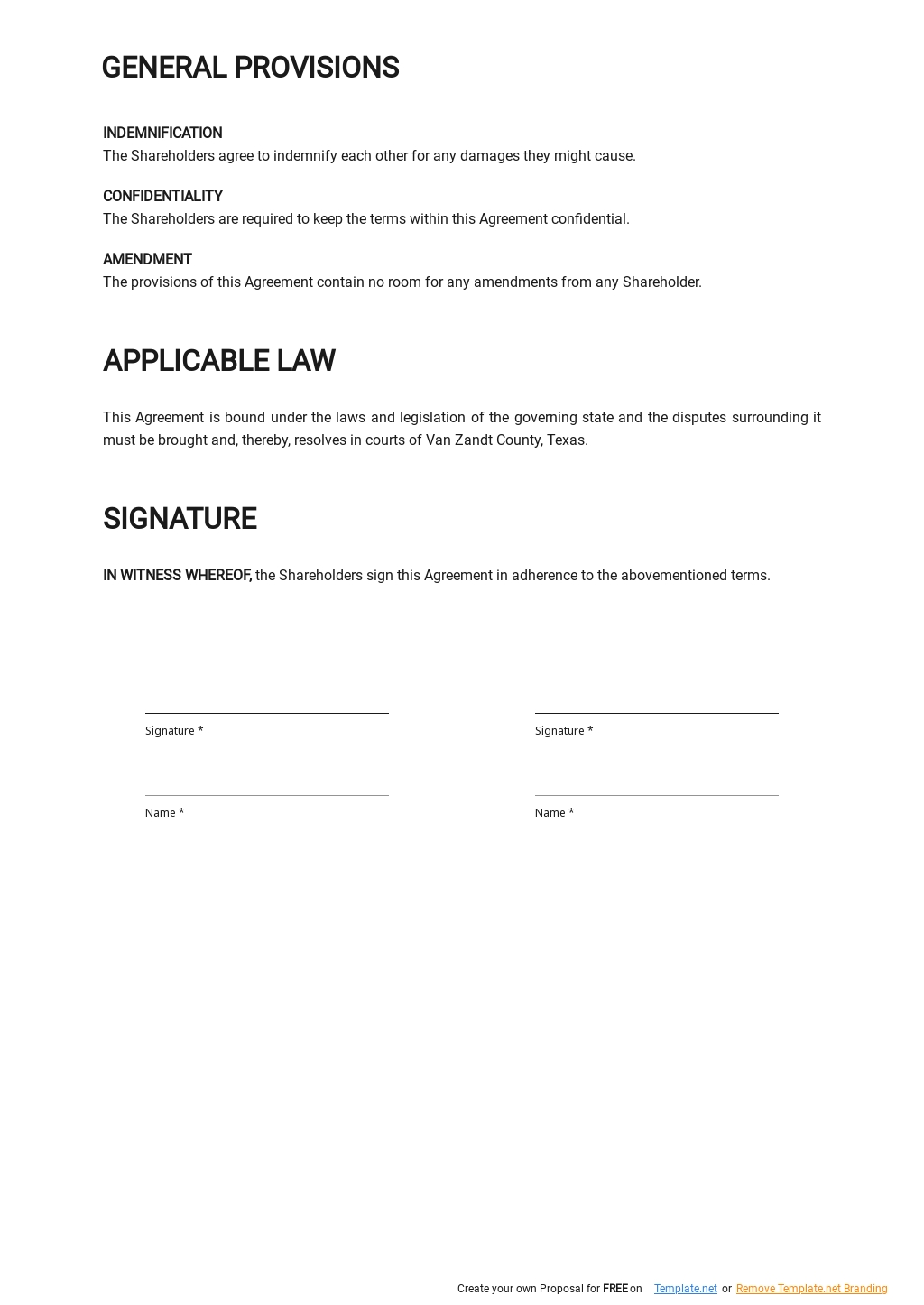 Corporate Operating Agreement Template in Google Docs, Word | Template.net